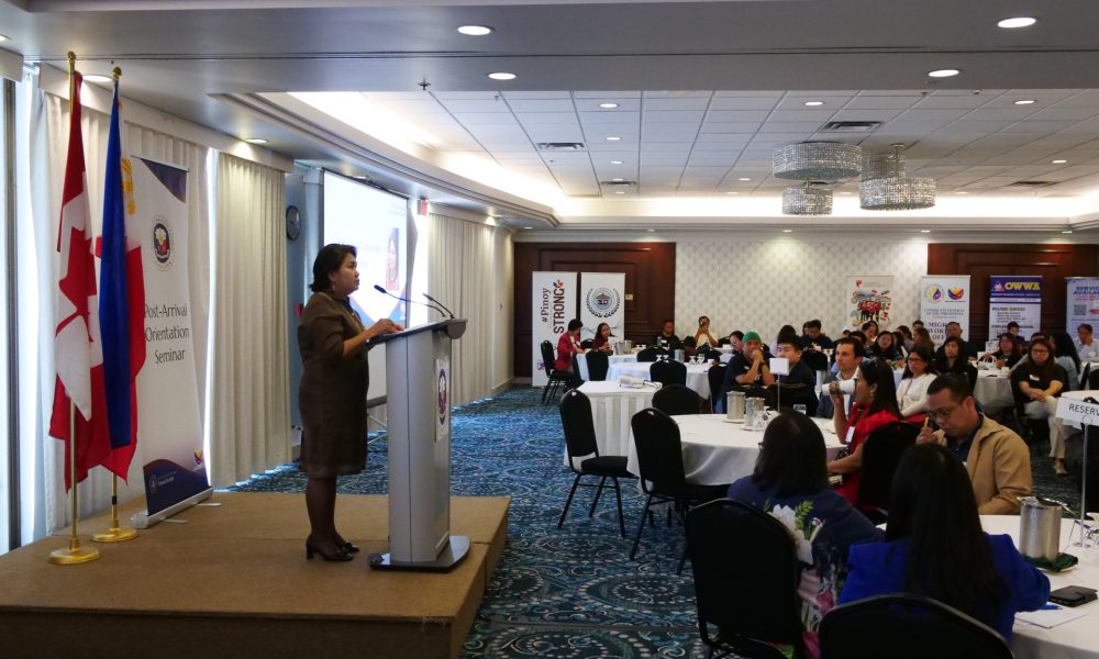 PCG Vancouver mounts Post-Arrival Orientation Seminar for Temporary Foreign Workers (TFW ...